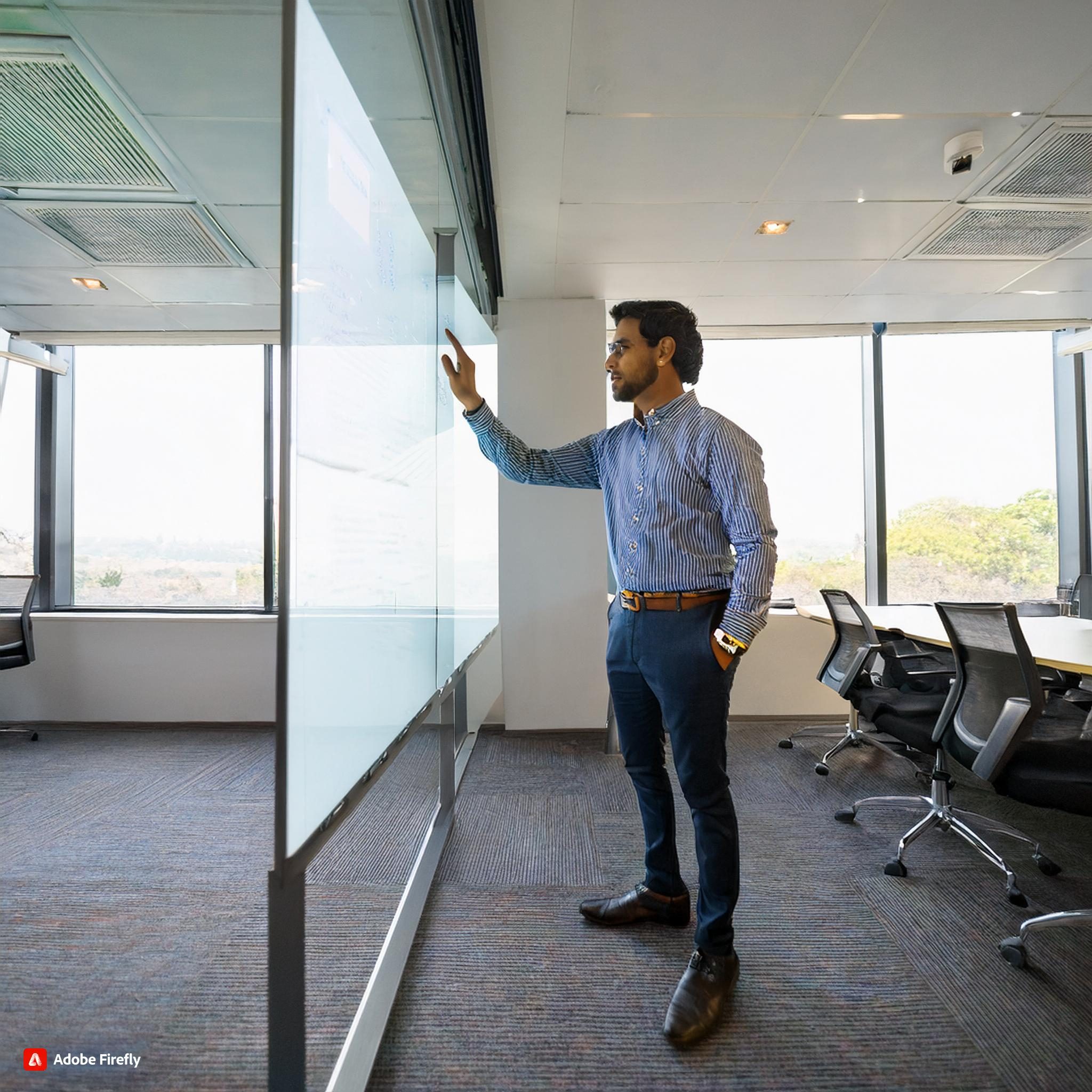 Non Adhesive PDLC Glass - HD Electric Glass